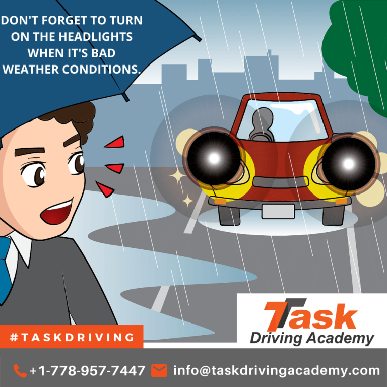 7 Essential Tips for Driving Safely in the Rain – TASK Driving Academy