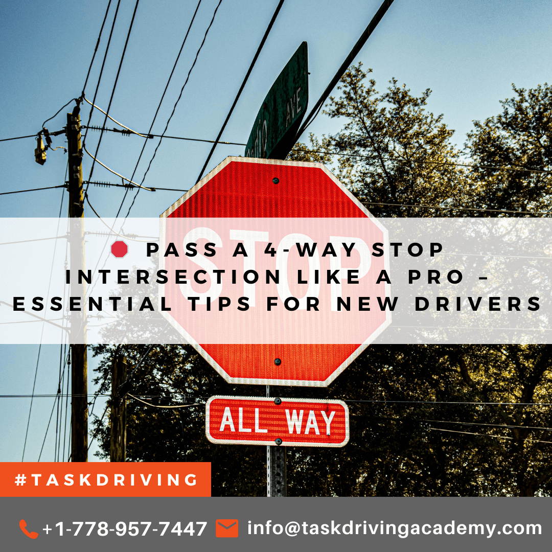🛑 Pass a 4-Way Stop Intersection Like a Pro – Essential Tips for New ...