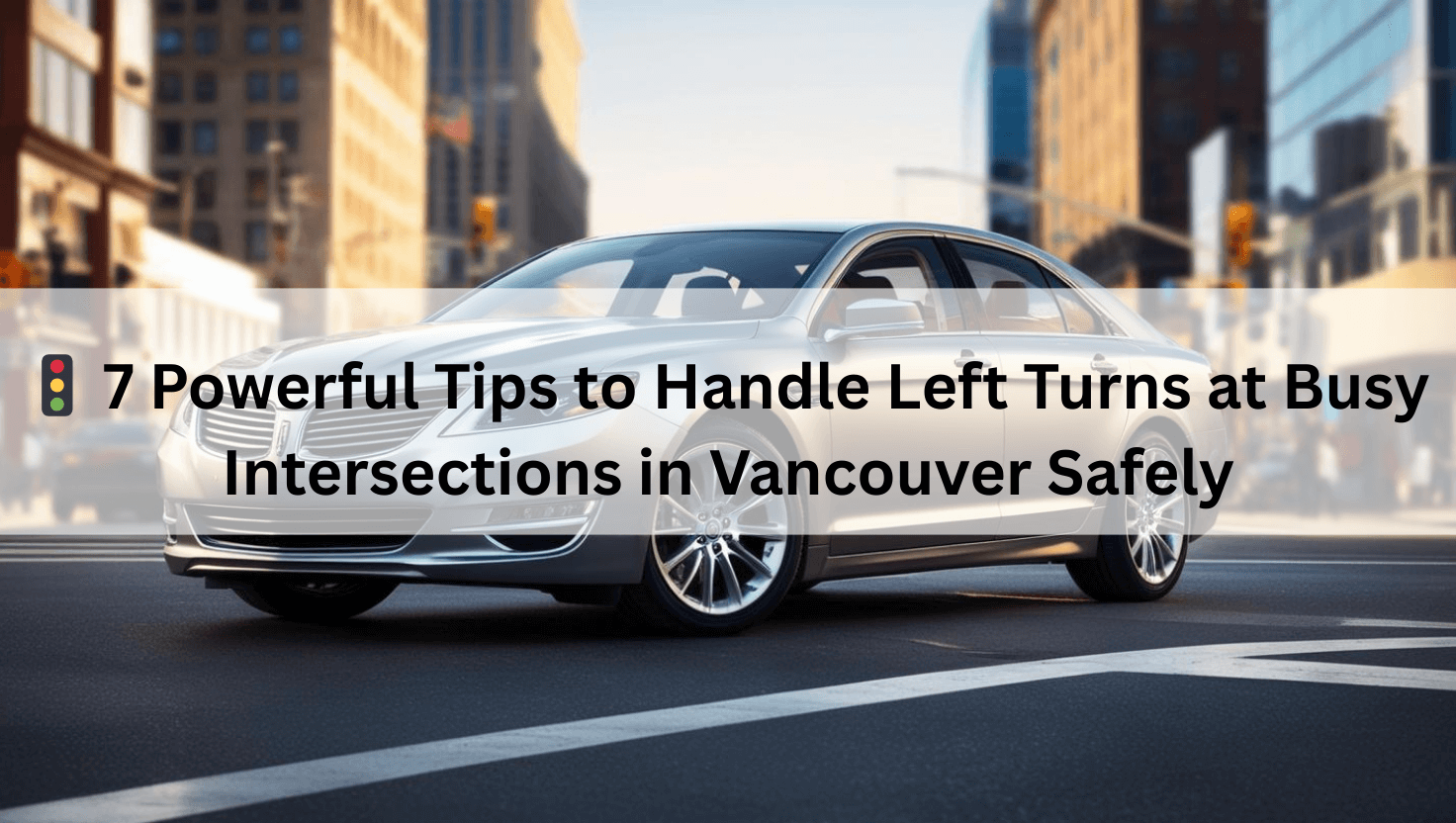 🚦 7 Powerful Tips to Handle Left Turns at Busy Intersections in ...